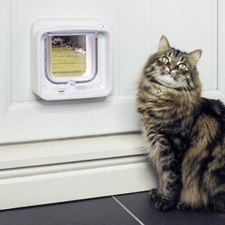 SureFlap DualScan Connect microchip cat door for door or wall – Cat ...